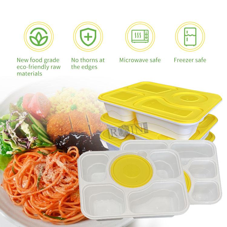 Wholesale Custom disposable microwave multi compartment plastic bento ...