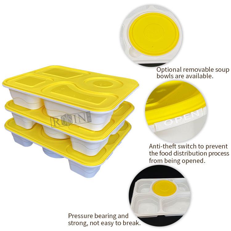 Wholesale Custom disposable microwave multi compartment plastic bento ...